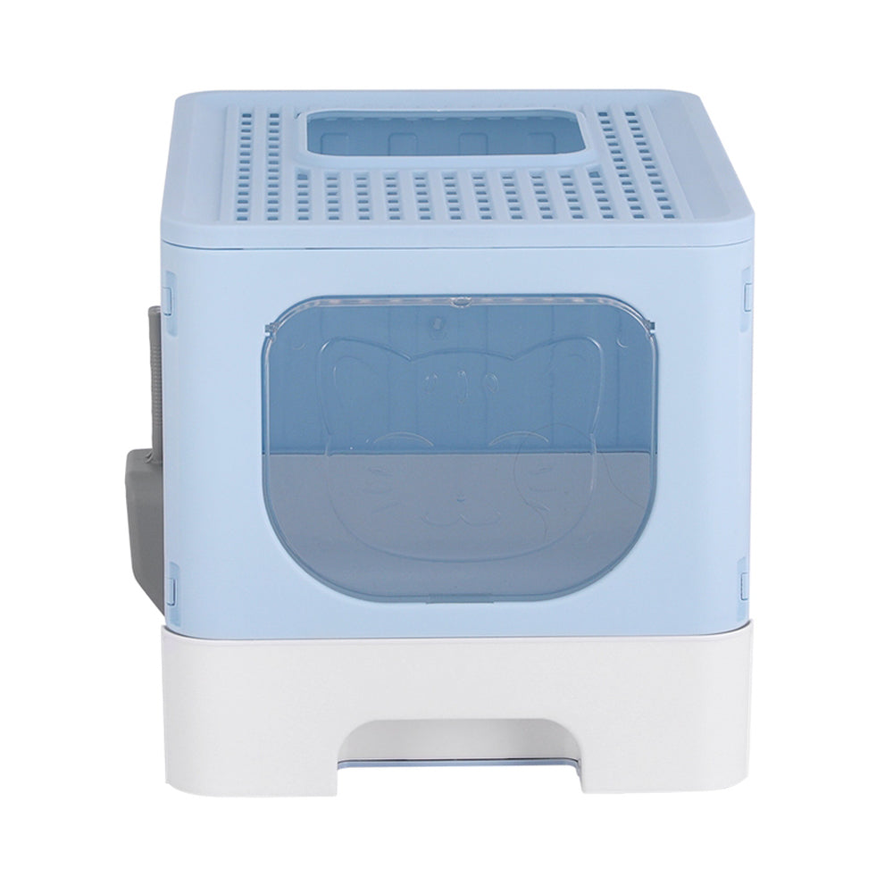 i.Pet Cat Litter Box Large Tray Kitty Toilet Enclosed Hooded Foldable